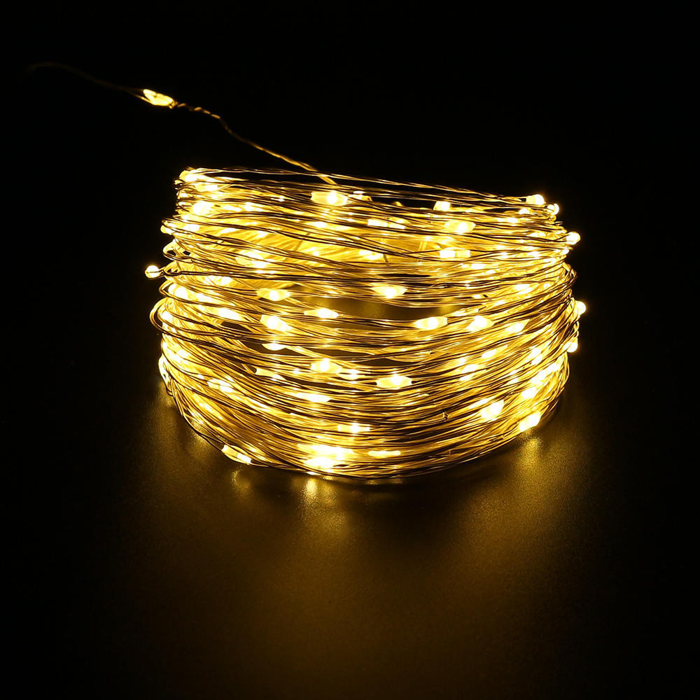 20M 200 Leds Waterproof Copper Led String DC12V with DC Connector Fairy ...