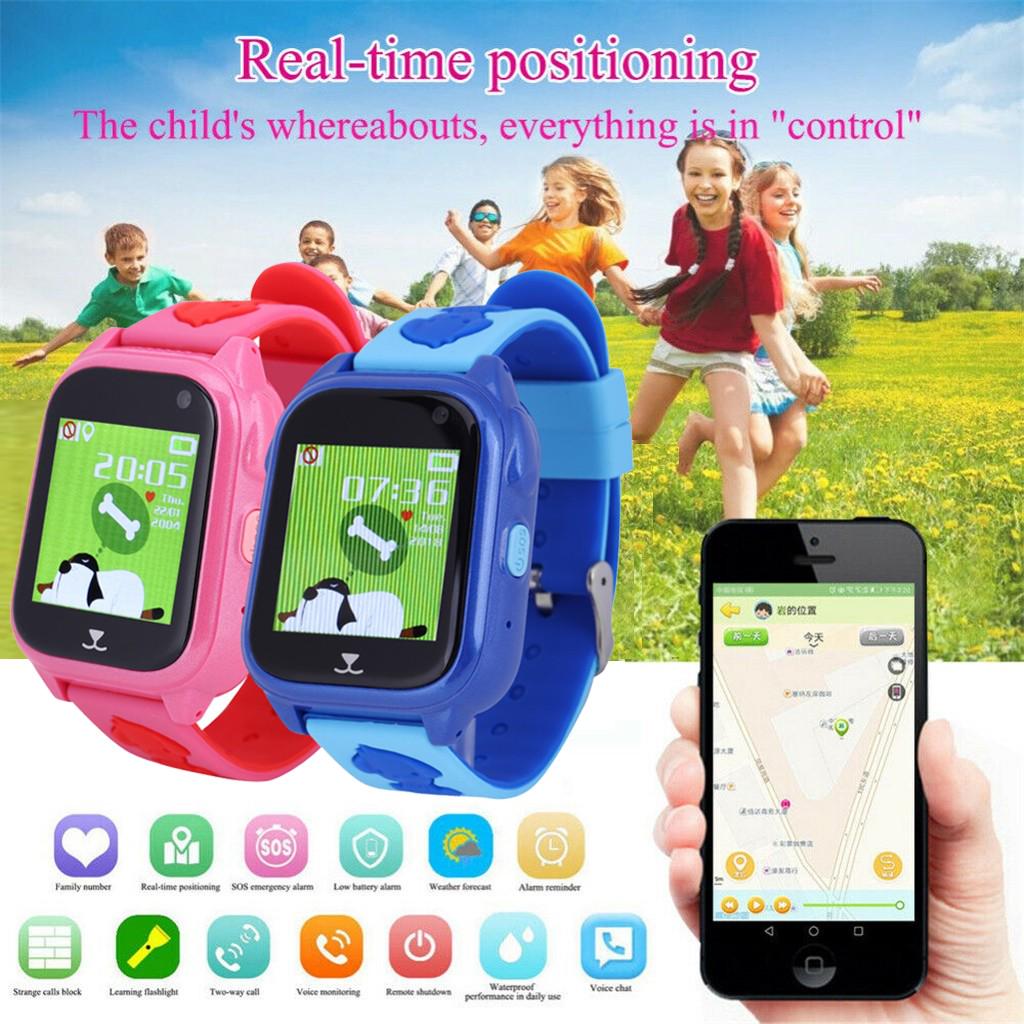 Buy Kids Locator Smart Watch Telephone SOS Anti-Lost Waterproof Watch ...