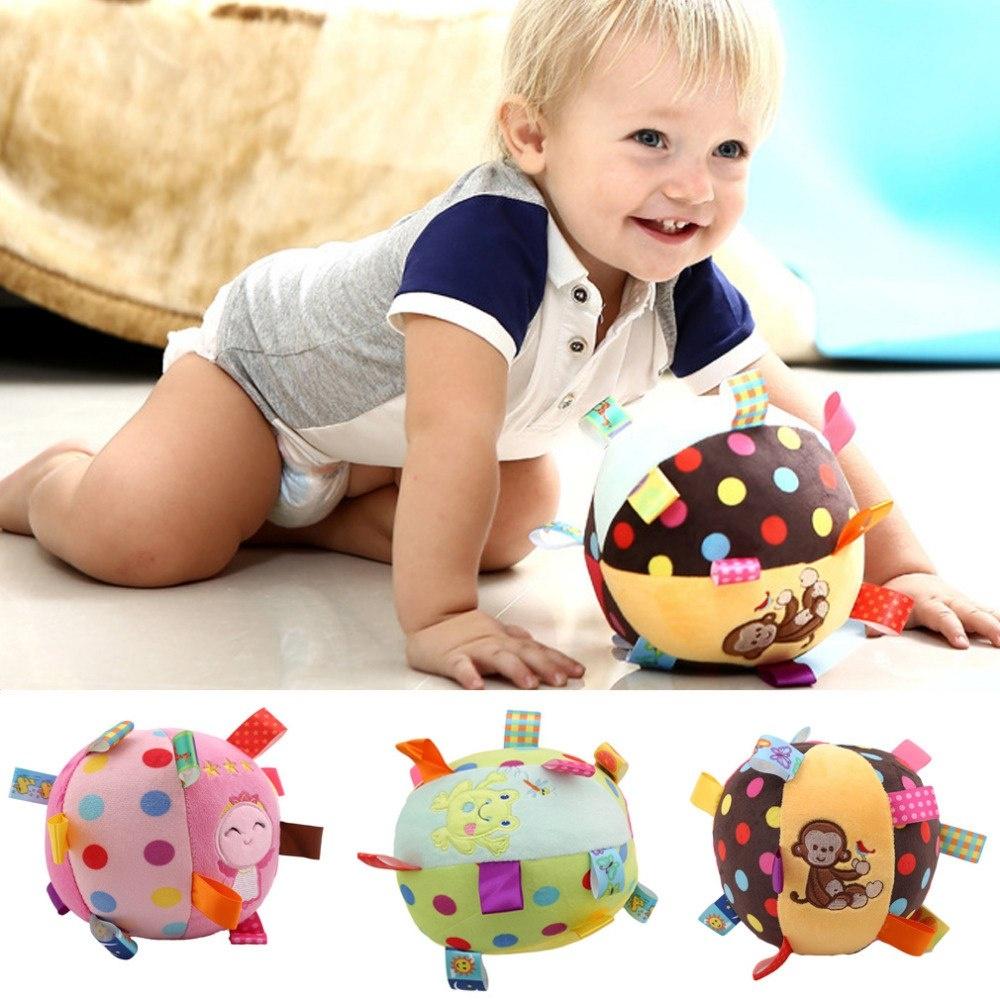 Colorful Children Ring Baby Ball Bell Music Cloth Sense Learning Toy ...