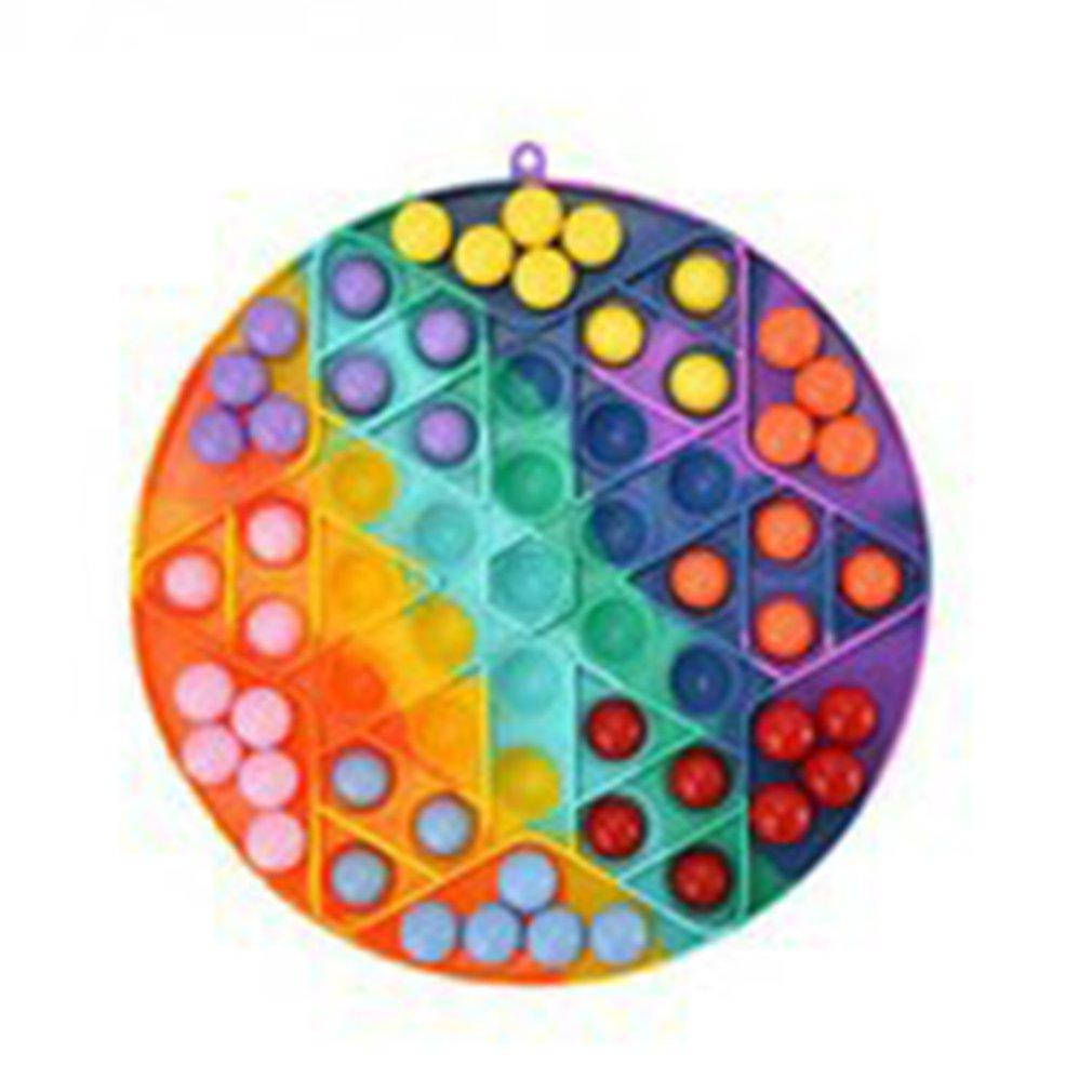Buy Silicone Fidgety Toys Dice Chessboard Push Bubble Fidget Toys ...