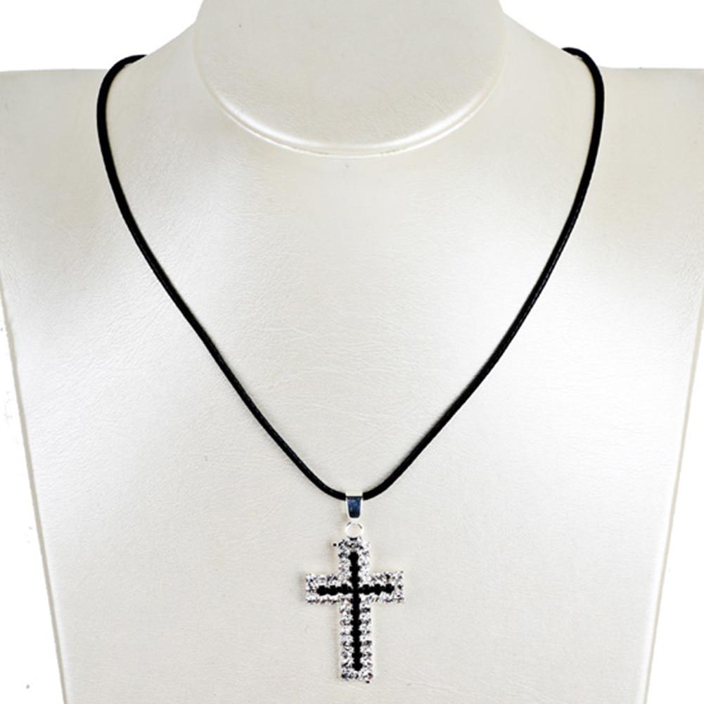 Buy 2020 New Gift Rhinestone Cross Pendant Necklaces Statement Jewelry ...