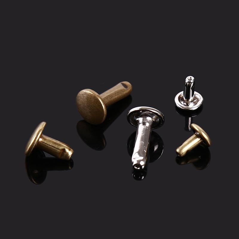 Pure Copper Double-Sided Rivets Riveting Set Leather Accessories uygun ...