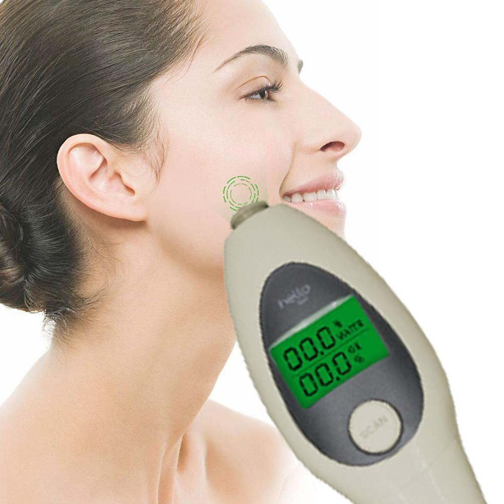 New Professional Digital LCD Display Skin Tester Moisture Skin Analyzer ...