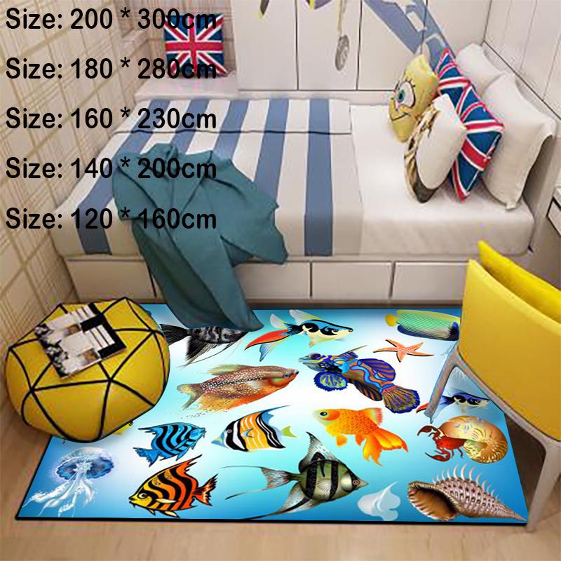 Buy Cartoon Rug Living Room Rug Coffee Table Sofa Rug Corridor Non-slip ...