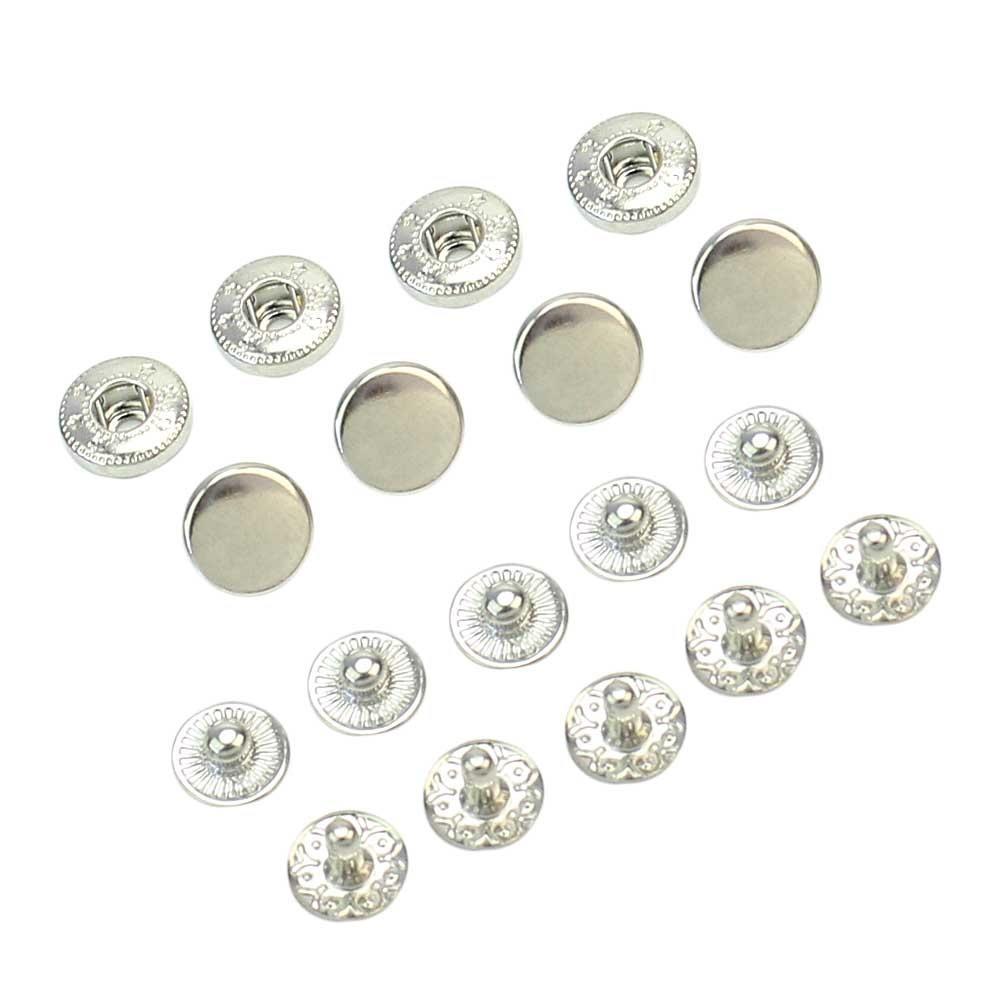 Buy Metal Snap Fasteners Popper Press Stud Buttons DIY for Leather ...