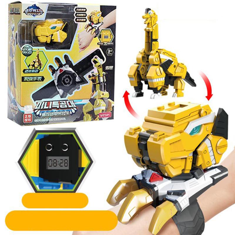 Buy Kids Watch Transformation Toys Mini Force Super Dino Power Robot ...