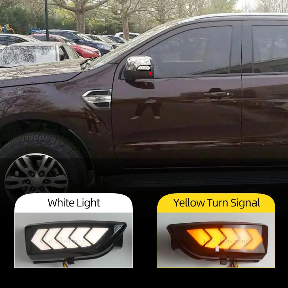 Buy 2PCS For Ford Ranger T6 2012-2021 Raptor Wildtrak LED Dynamic Turn ...