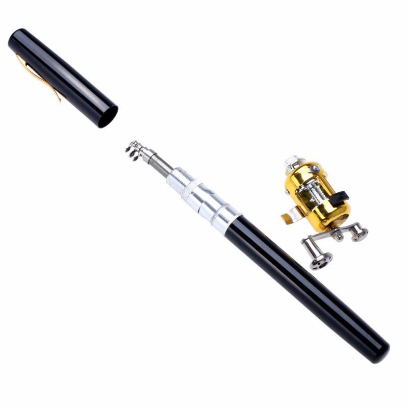 Buy Portable Telescopic Pocket Mini Fishing Rod The Shape of The ...