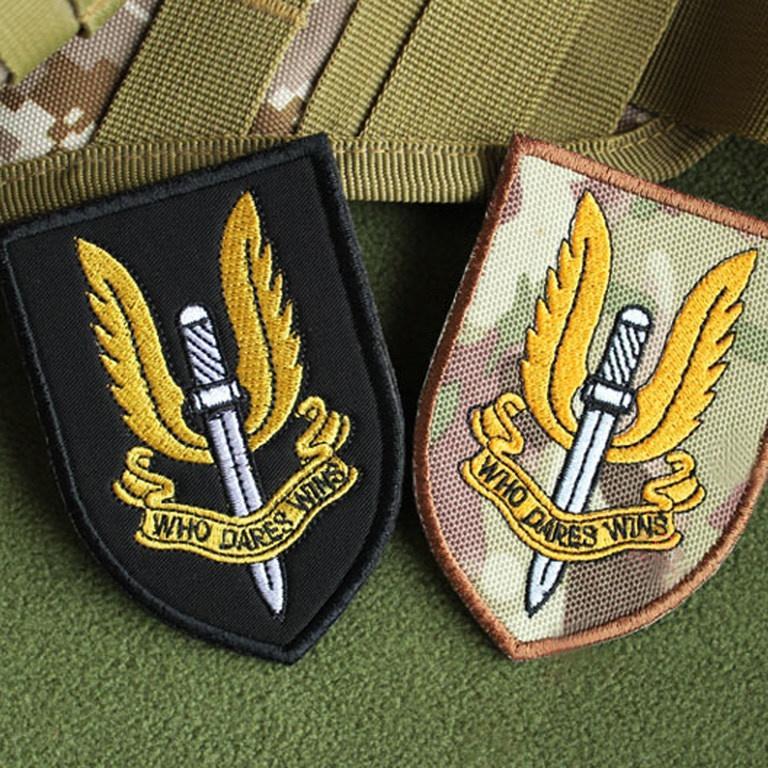 Buy Fashion Uk Special Air Service (Sas )Embroidery 3d Badge Patch Who ...
