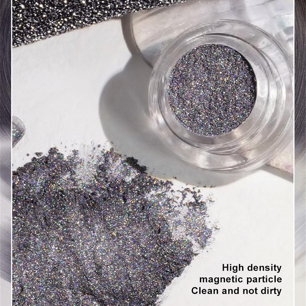 Buy Universal All-Match Rainbow Cat'S Eye Powder Gel Nail Art Laser ...