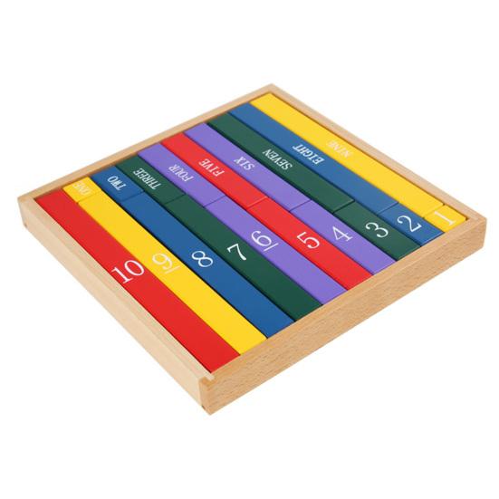 Buy Recognize Colors Colorful Decimal Bar Novelty Wood Easy to Use Toy ...