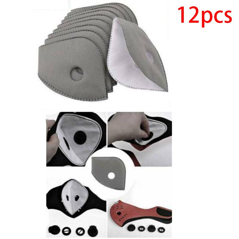 Buy 12x FaceMask Replacement Filters Anti-Haze Active Carbon Filter ...