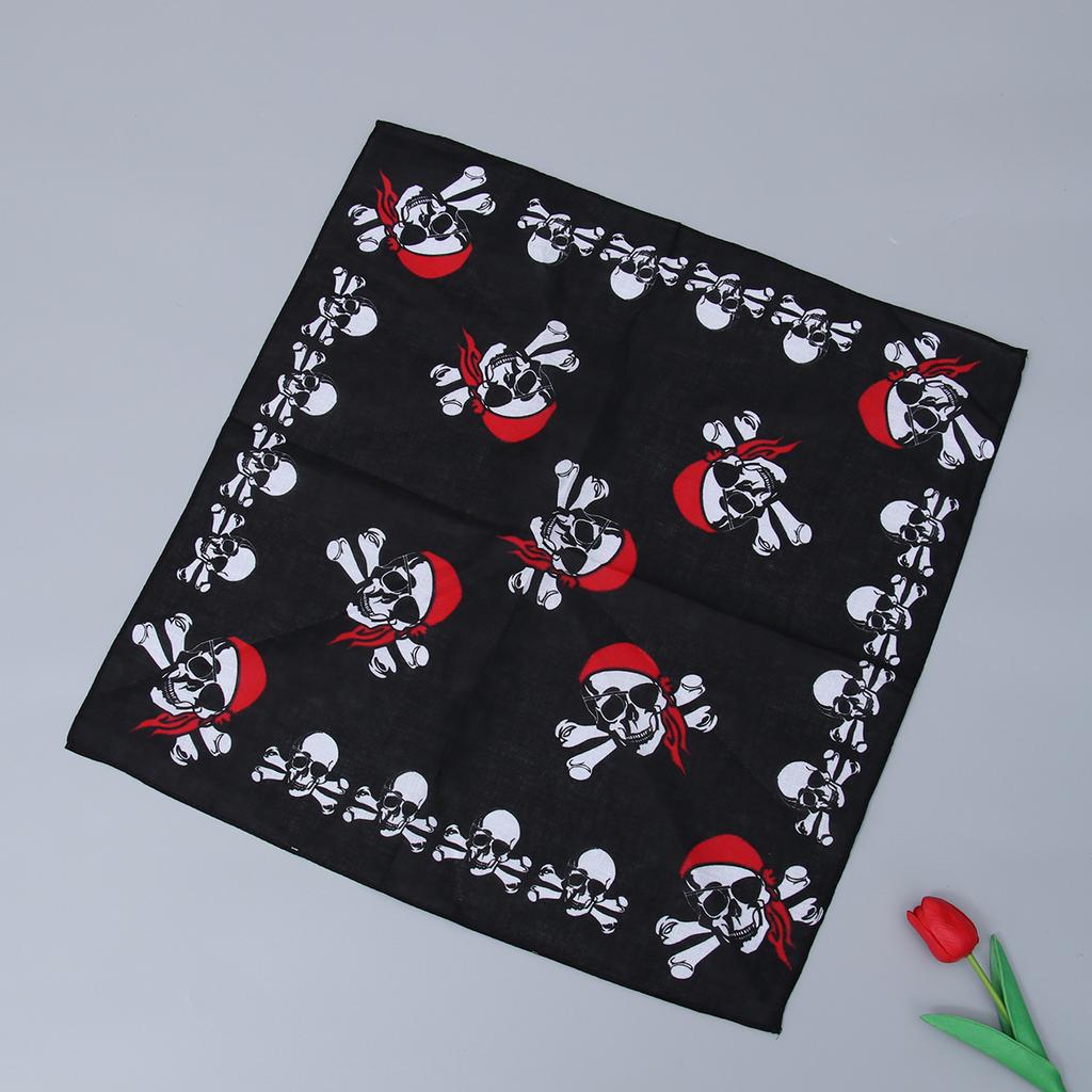 Buy 6pcs Handkerchief Durable Comfortable Pirate Cotton Headcloth ...