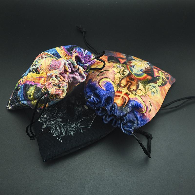 Buy 13X18Cm Beautiful Pattern Tarot Card Storage Bag Figure Witch ...