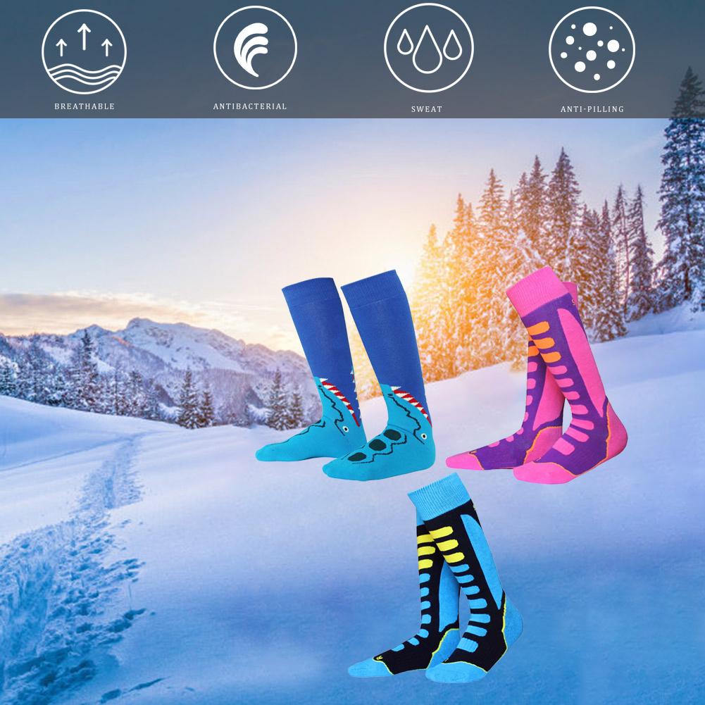 Buy Winter Warm Ski Socks Men Women Kids Thick Thermal Skiing Sports ...