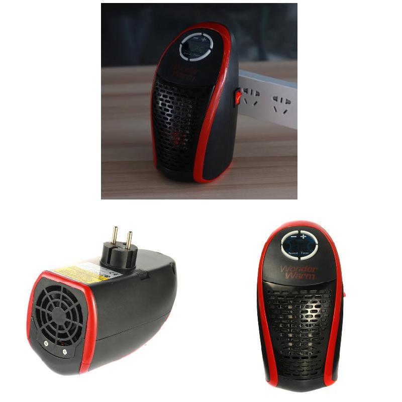 Buy Control with Plug-In Warm Portable 500W Fan Heater Wonder Electric ...