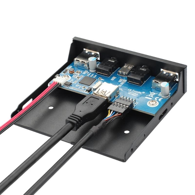 Cumpără 2 x USB 3.0 + HD Audio + USB-C / Type-C Floppy Drive Front ...