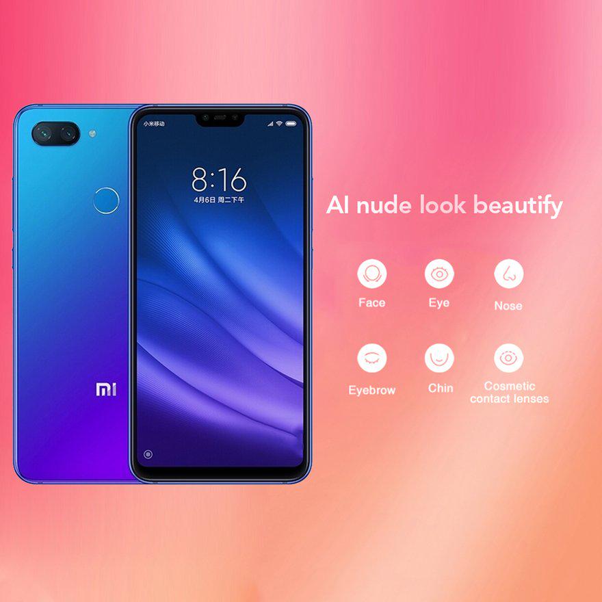 Xiaomi Mi 8 lite Mobile Phone Snapdragon 660 AIE 6.26" Full Screen Smartphone LYLL uygun fiyatlı ...