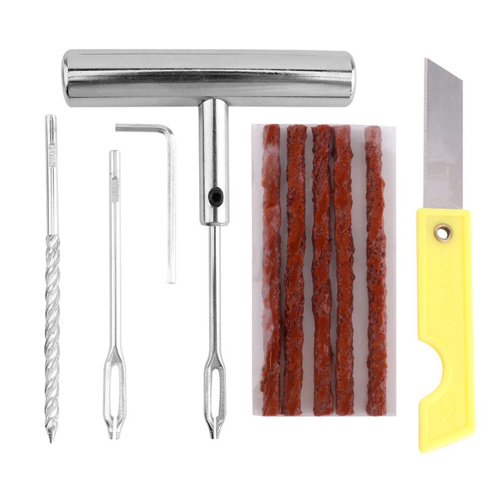 Tubeless Tire Repair Kits Tire Plug Tools for Motorcycle Vehicle Wheel ...