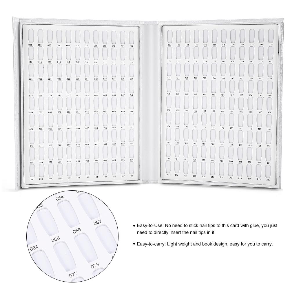 Cheap 2 Types 216 Colors Nail Gel Color Card Nail Polish Display Chart ...