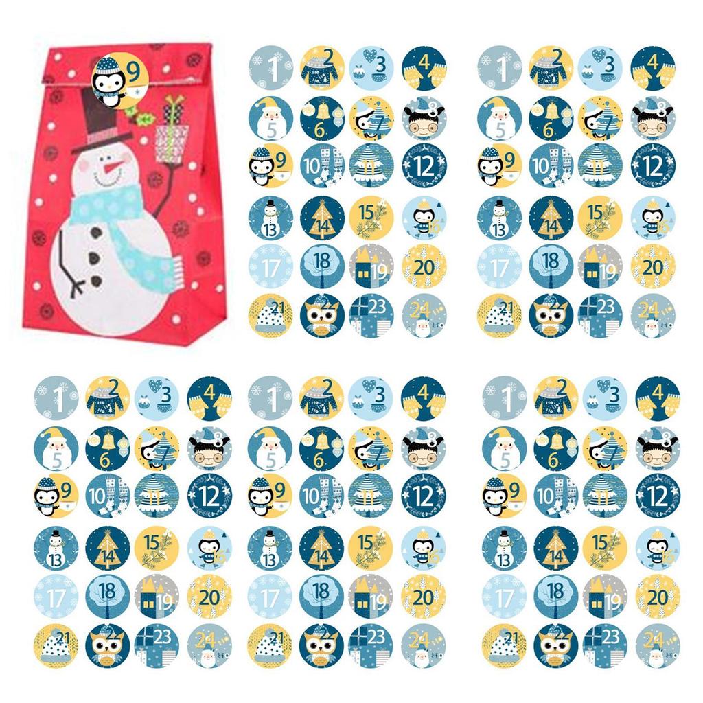 Satın alın Holiday Countdown Stickers | Christmas Advent Calendar ...