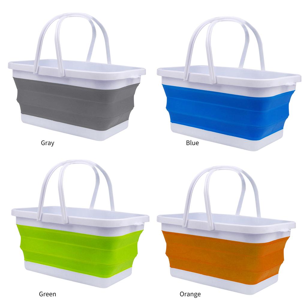 Collapsible Bucket Portable Water Container Wash Basin for Camping ...