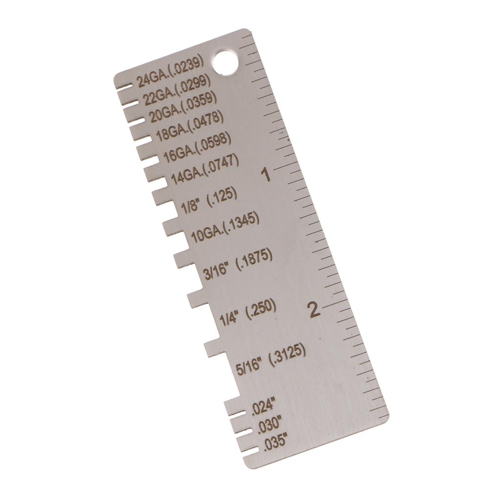 Thickness Gauge Fillet Weld Ruler Seam Tester Tool uygun fiyatlı satın ...