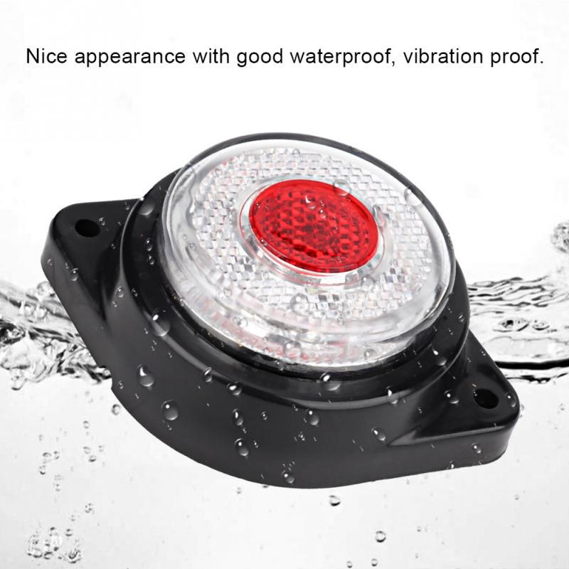 7 LED 12V 24V Elbow Side Marker Indicator Light Lamp Side Marked Lamp ...