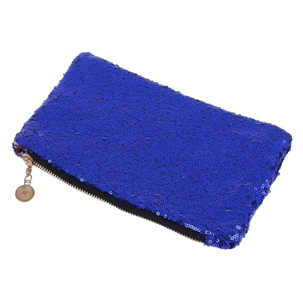 Buy Fish Scales Clutch Handbag Paillettes Wallet Purse Card Money ...
