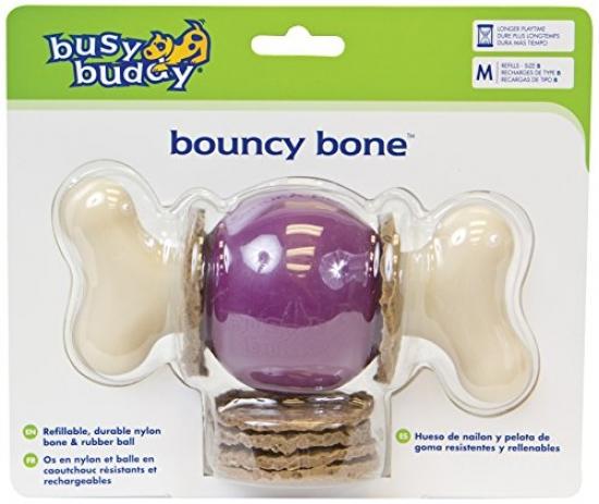Buy Busy buddy - bouncy bone m- 3in1 toy bone ball and treats m ...