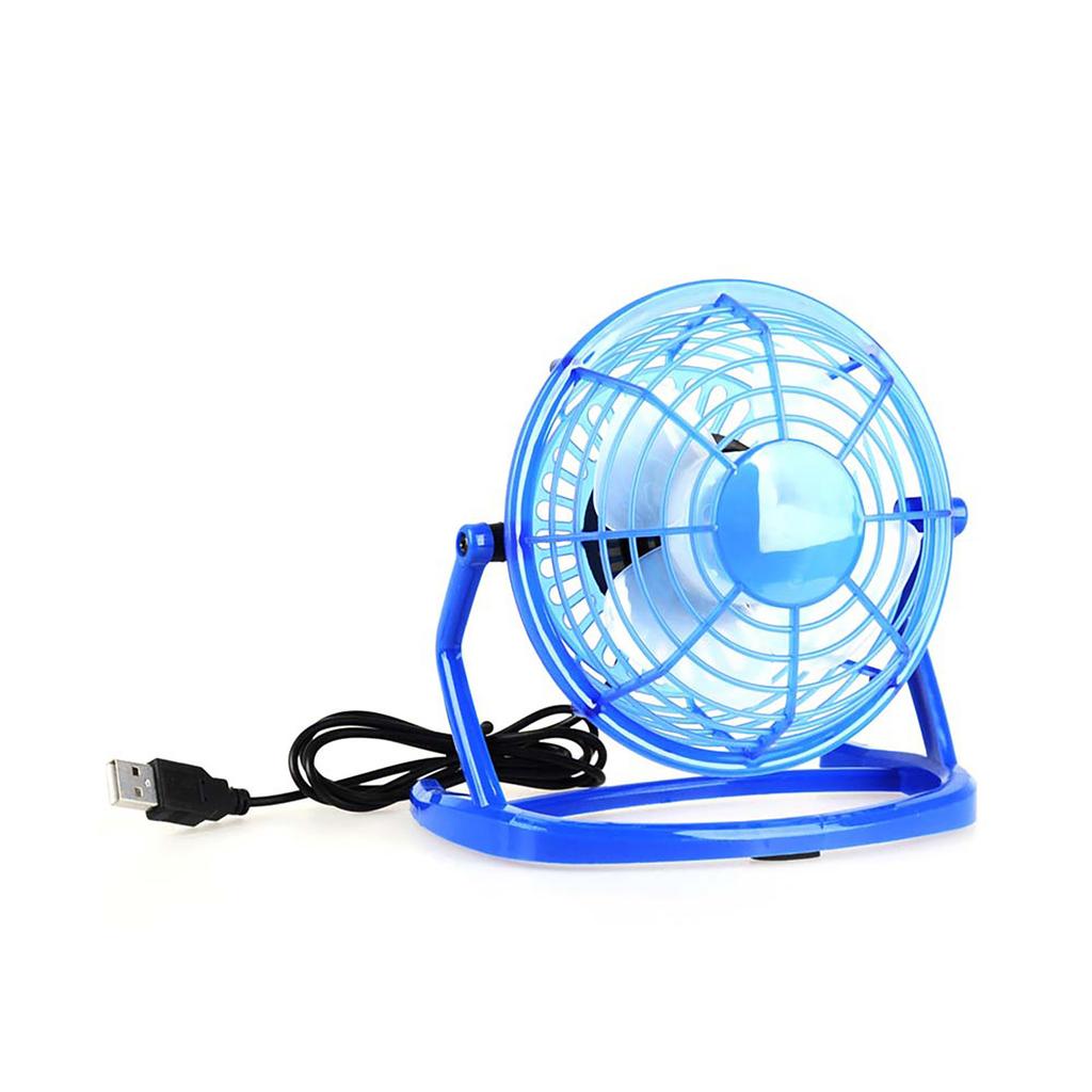 Buy GG USB Power Plug 4 Blade Mini Fan DC 5V Small Desk Cooling Fan 180 ...