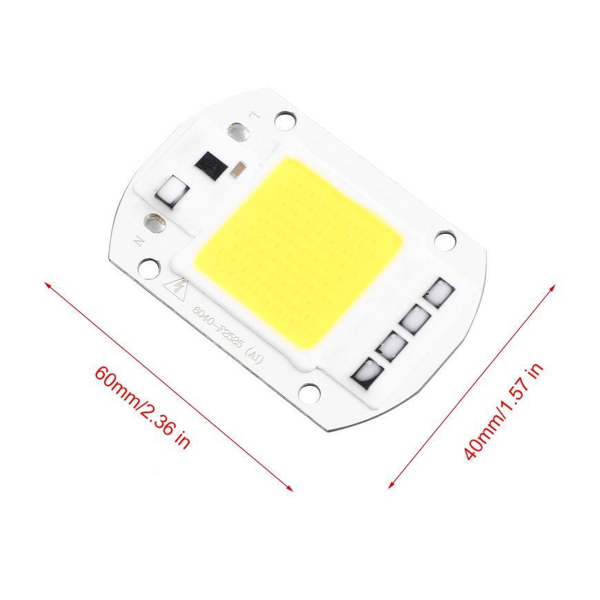 Buy 50W LED Chip COB AC110V AC220V F6040 Smart Integrated High Luminous LED Chip at affordable ...