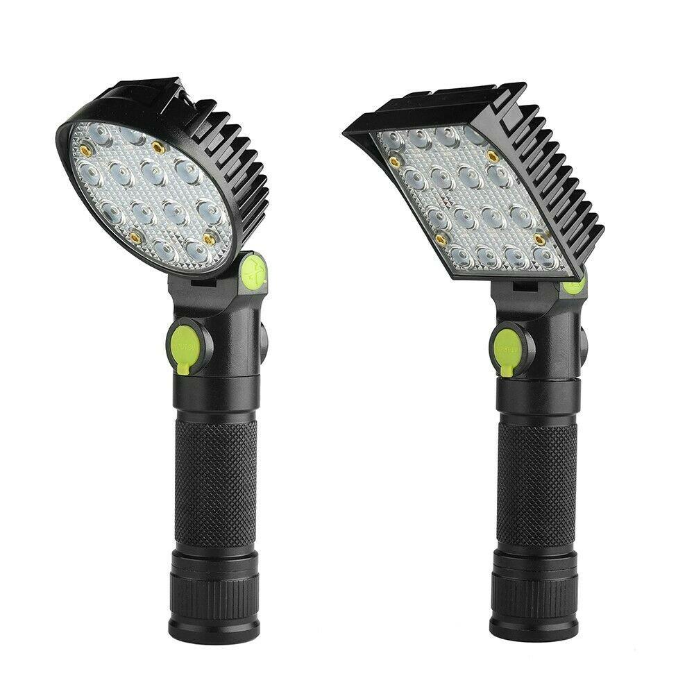 Buy Micro USB Rechargeable COB LED Magnetic Work Light Lamp 18650/AAA ...