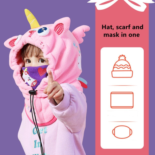 Buy Kids Winter Fleece Warmer Balaclava Cap Thermal Tactical Military ...