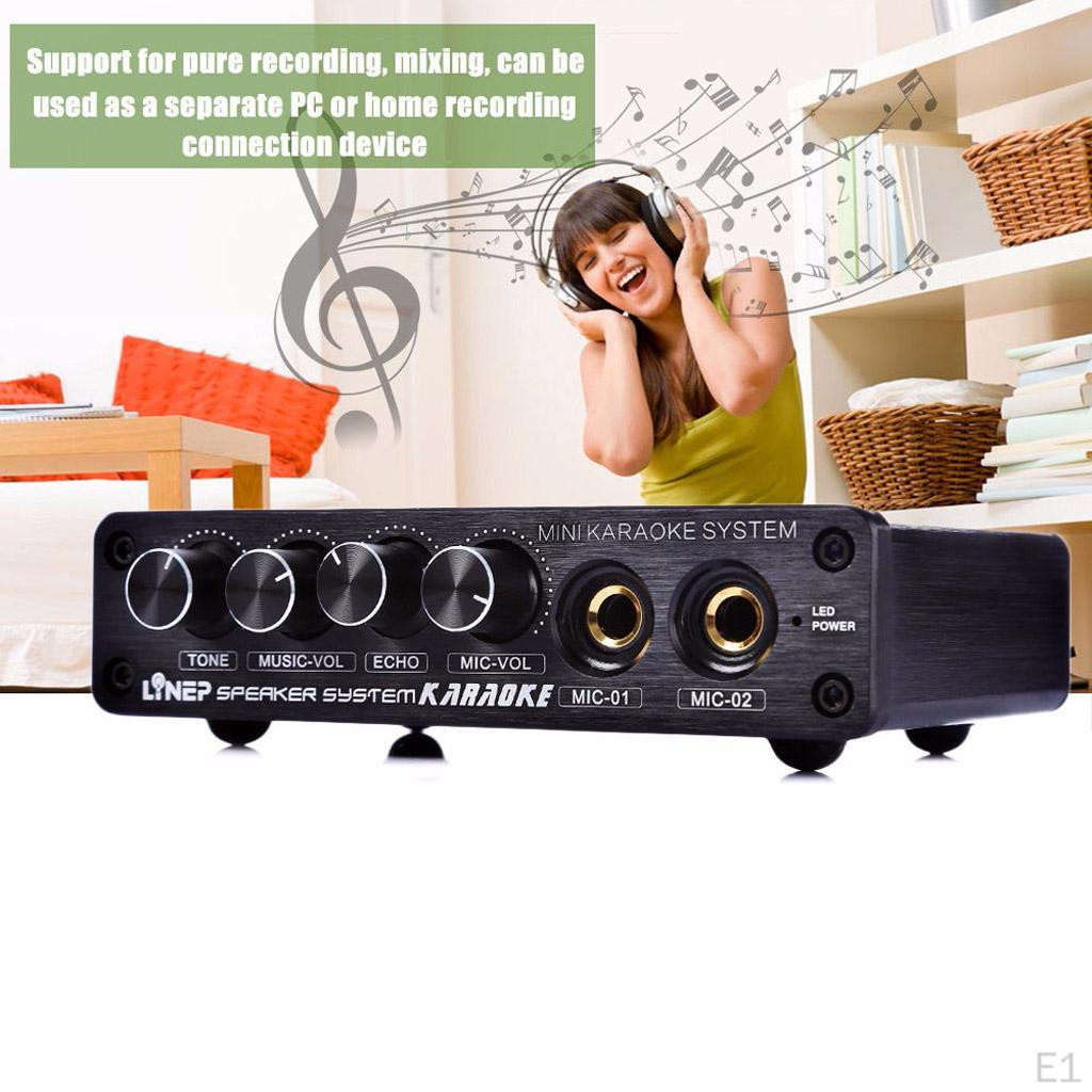 Buy Professional 3 Channel Audio Mixer 12V with USB And Effects ...