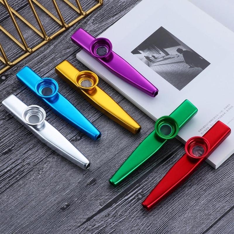 Buy Metal Kazoos Musical Instruments Flutes Diaphragm Mouth Kazoos ...