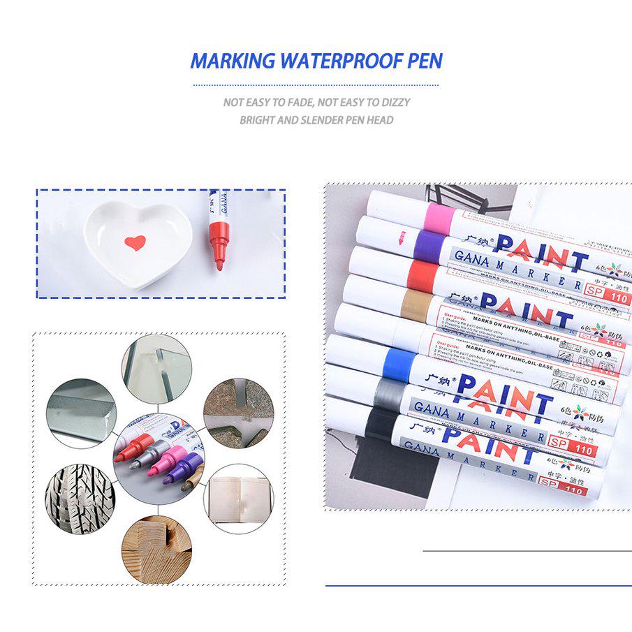 Buy Beauty facePaint Pen Touch Up Pen White Diy Album Graffiti Pen ...