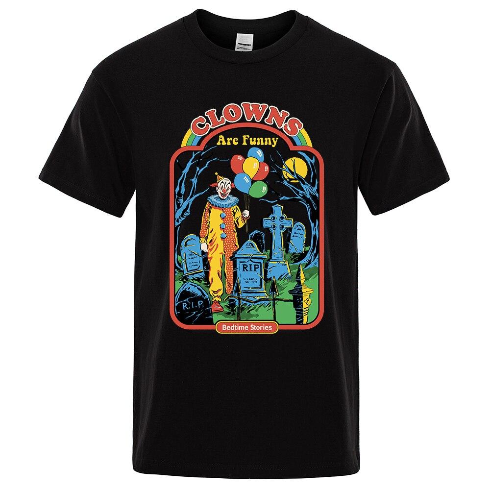 Buy Clowns Are Funny Creativity Printing T Shirts Men Breathable O-Neck ...