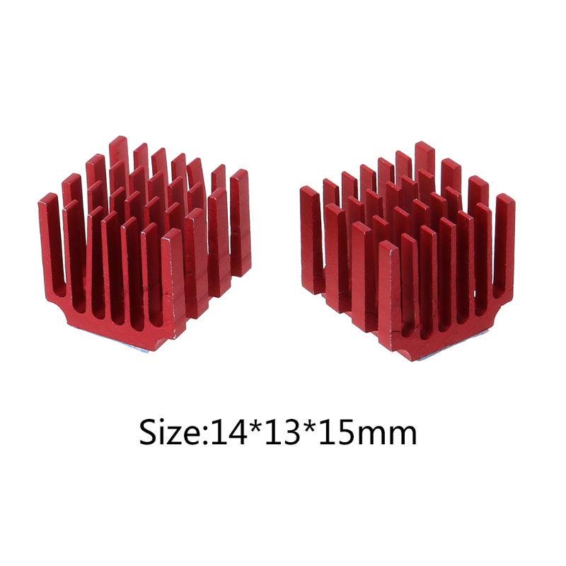 5PCS Heatsink Cooling Heat Sink Block Kit Aluminum Cooler Adhesive ...