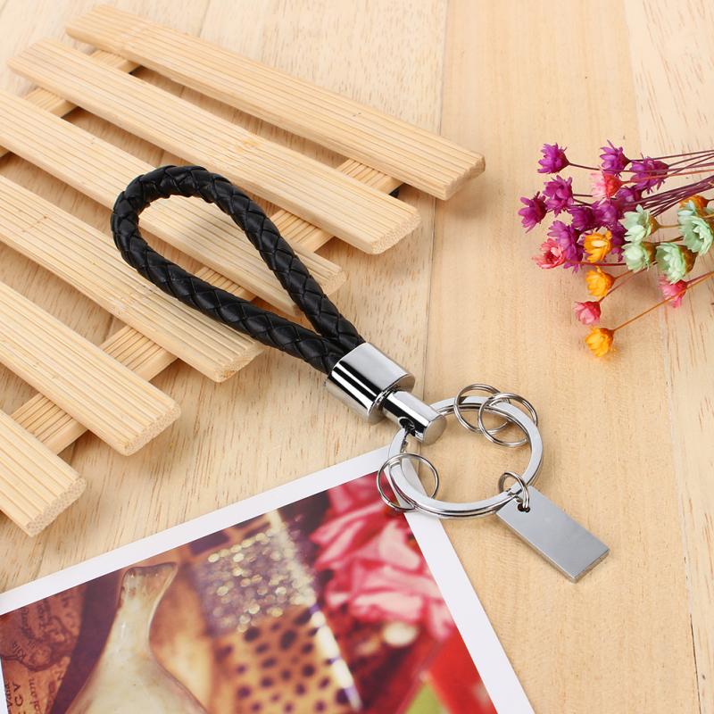 Buy Braided Leather Key Chains HandbagsKey Chain Ring Keyfob Keyring ...