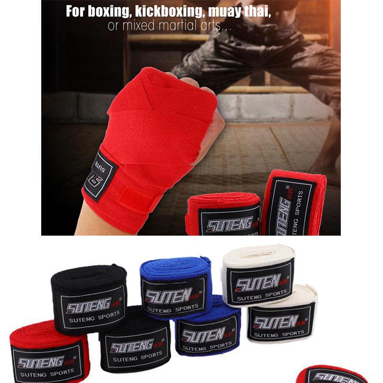 Buy 4 Colors Adults 1 Pair Elastic Handwraps Hand Wrap for Boxing ...