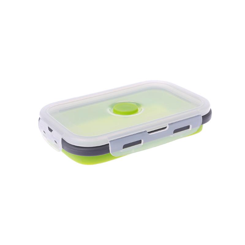 Buy Silicone Food Portable Lunch Box Bowl Bento Boxes Folding ...