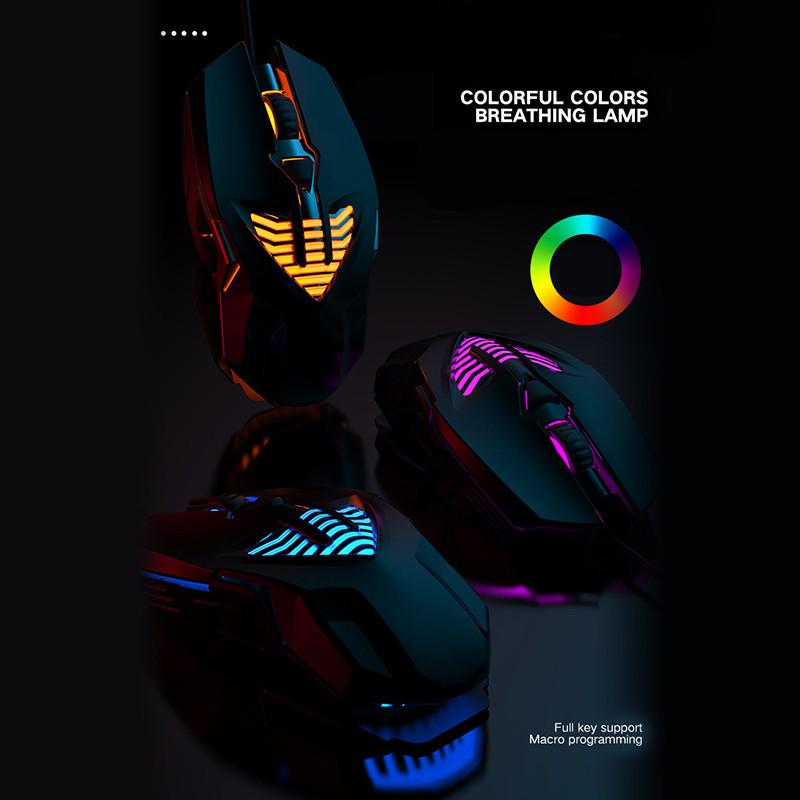 Buy Q1 Professional Gaming Mouse 1600DPI LED Optical USB Wired Gaming ...