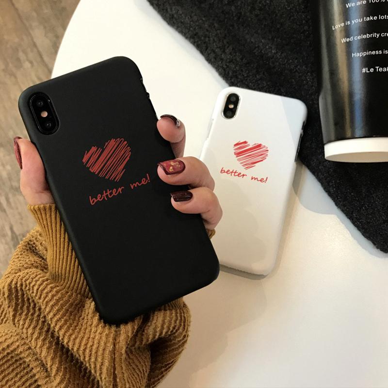 Buy Literary Simple Love for Apple Mobile Phone Shell Iphone Matte ...