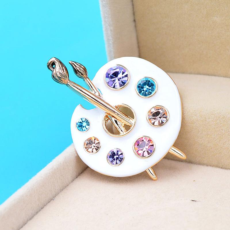 Buy Draw Palette Brooch Creative Pins And Brooches Women And Men Pin 2 ...