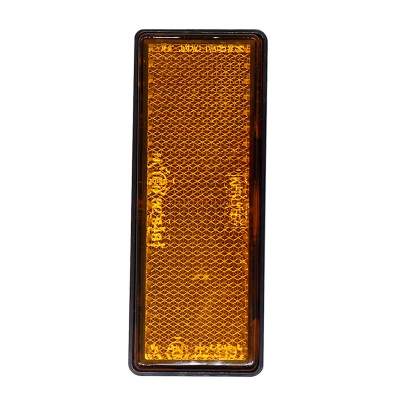 Buy 10pcs/set Self-Adhesive Amber / Orange Oblong Rectangular Trailer ...