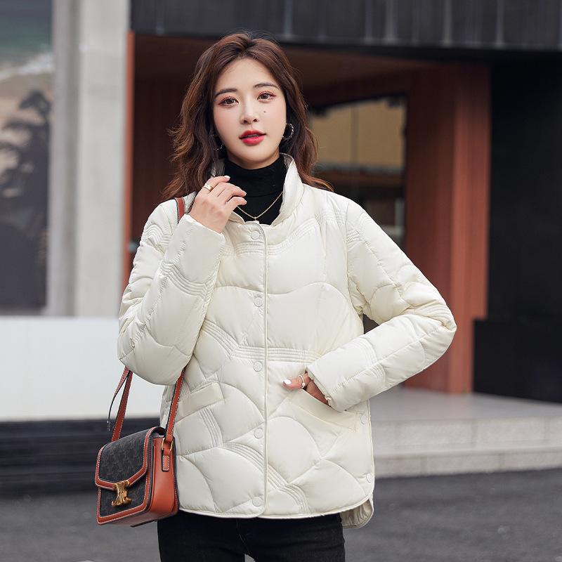 Buy New Thin Fashion New Winter Jacket Short Stand Collar Light Down ...