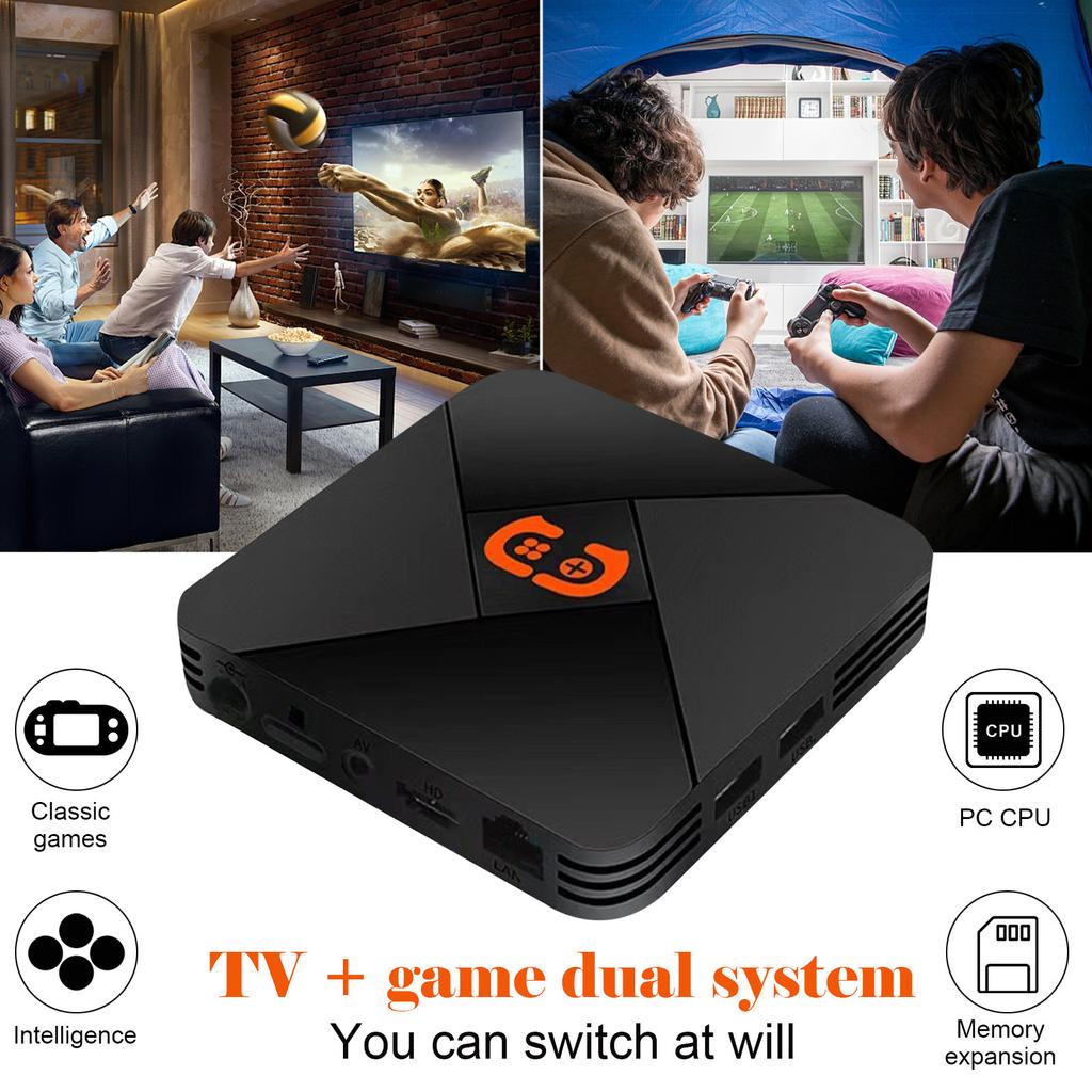 Buy 4K HD Wireless WiFi HDMI 32G TV Box Video Game Console For PS1/N64 ...