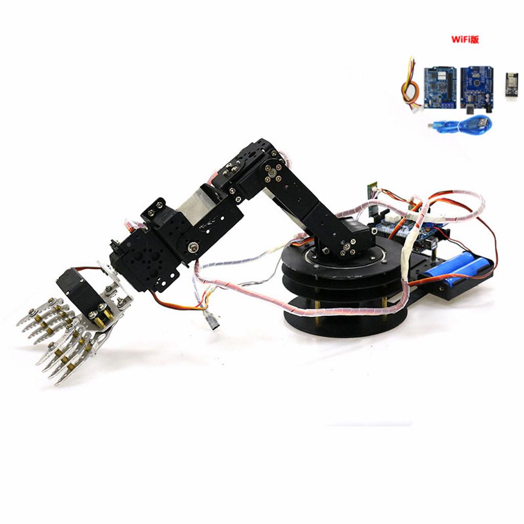 Metal Robot Arm Hand Robotic Manipulator Arm Claw for Arduino WiFi Kits ...