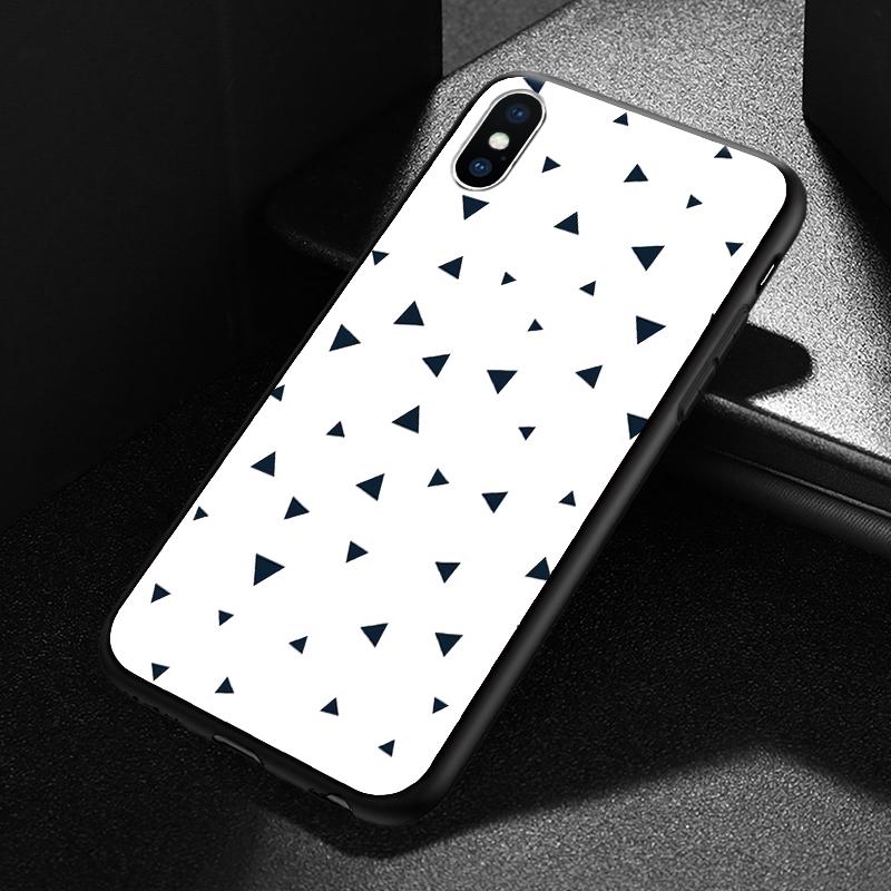 Buy Simple Modern Minimalist Black Triangle Pattern Cover Phone Case at ...